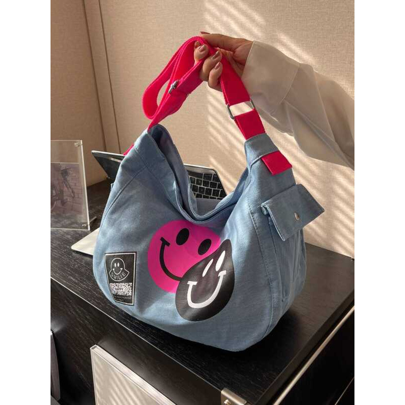 [North-D] Crossbody Dumpling Bag Female Denim Bag 2025 New Style Summer ...