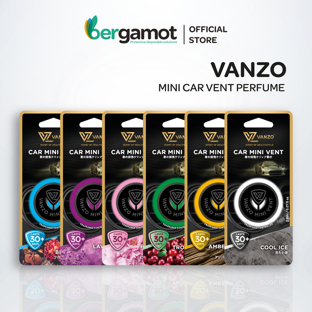 Vanzo Car Mini Vent Perfume Series Liquid Form Multi Fragrances - 2ml ...