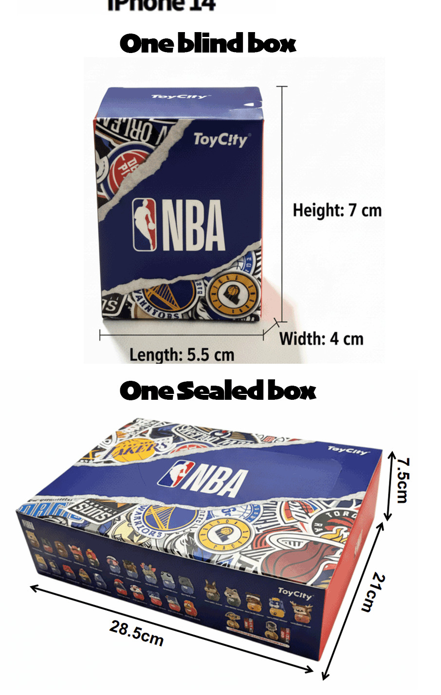 Official NBA Mascot Sticker Fun Blind Box - Mini Collectible Figures ...