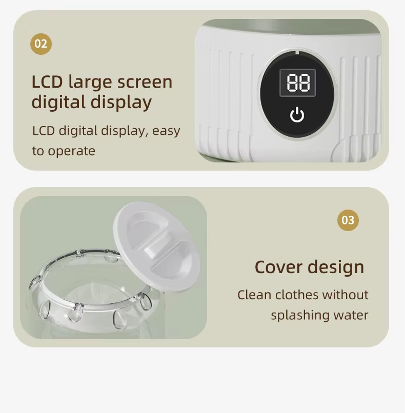 Wireless Laundry Cup Unplugged Portable Underwear Underwear Washing ...