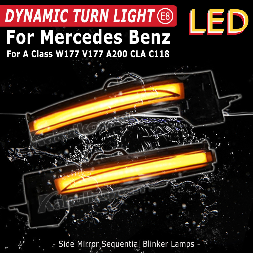 For Mercedes Benz A Class W177 V177 A200 A250 A35 A45 AMG CLA C118 LED ...