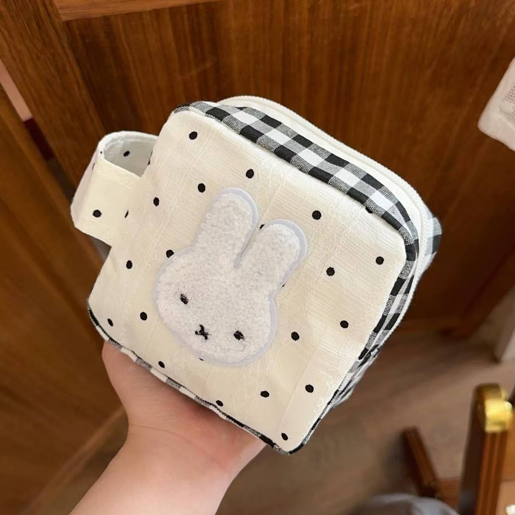 Miffy Polaroid Camera Bag - Korean Style Polka Dot Pouch (Compact ...