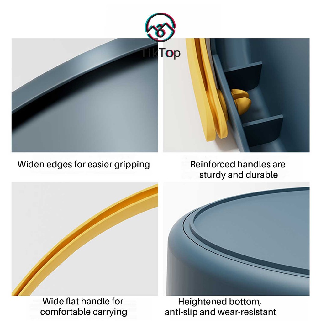 Tiktop Foldable Collapsible Portable Water Bucket with Handle Baldi ...
