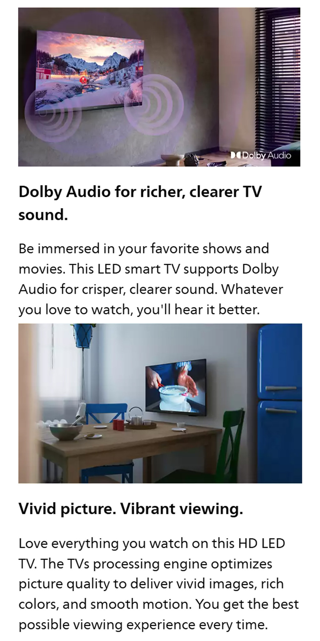 Philips Whale TV 32 Inch HD / 43 Inch Full HD HDR LED Smart TV ...