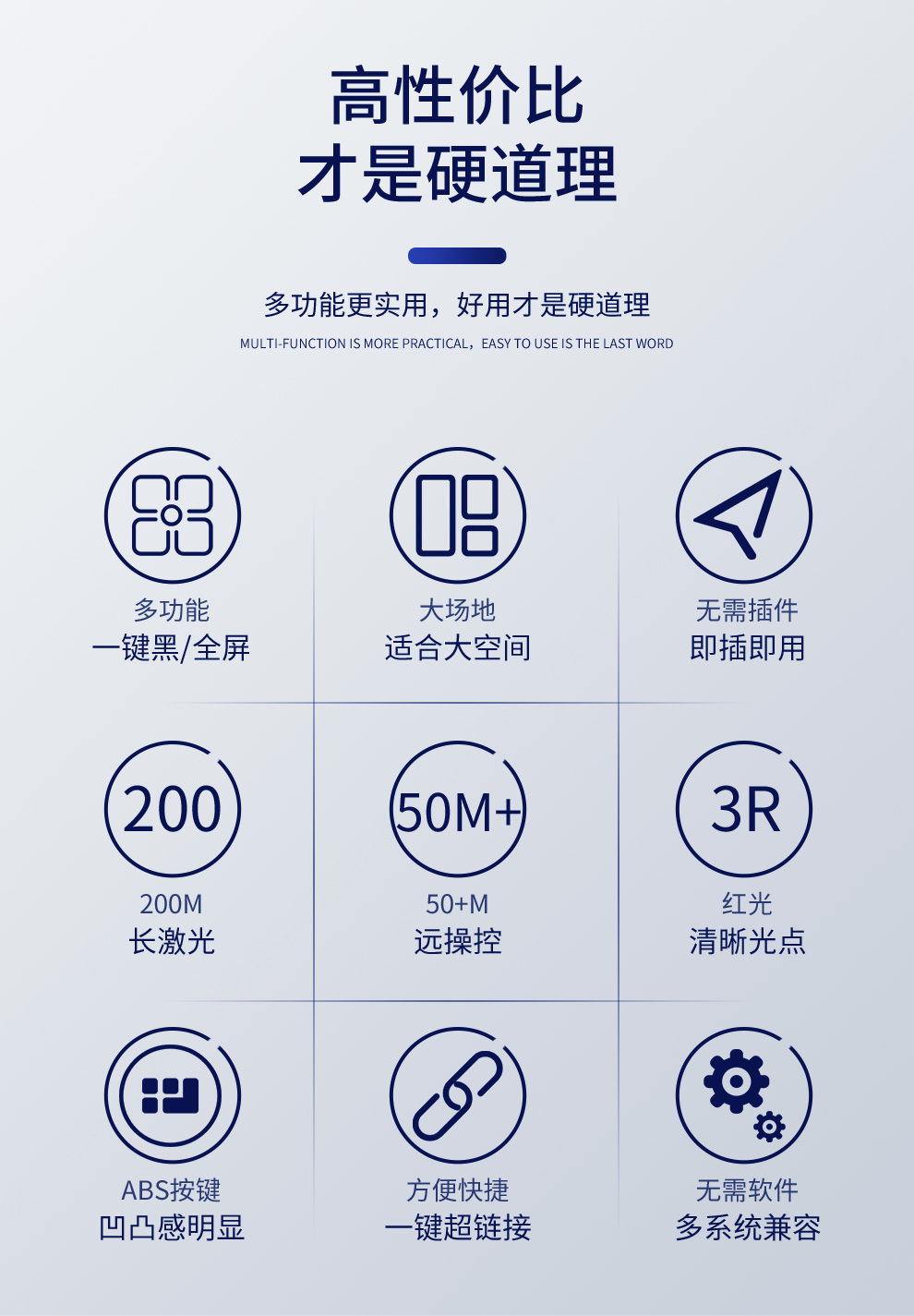 Penunjuk Laser Flip Pen Palam dan Main PPT Guru Papan Putih Pengajaran Persidangan Multimedia ...