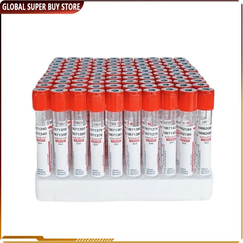 100 Tubes Platelet Rich Fibrin Tube with No Additive 10ml Vacutainer ...