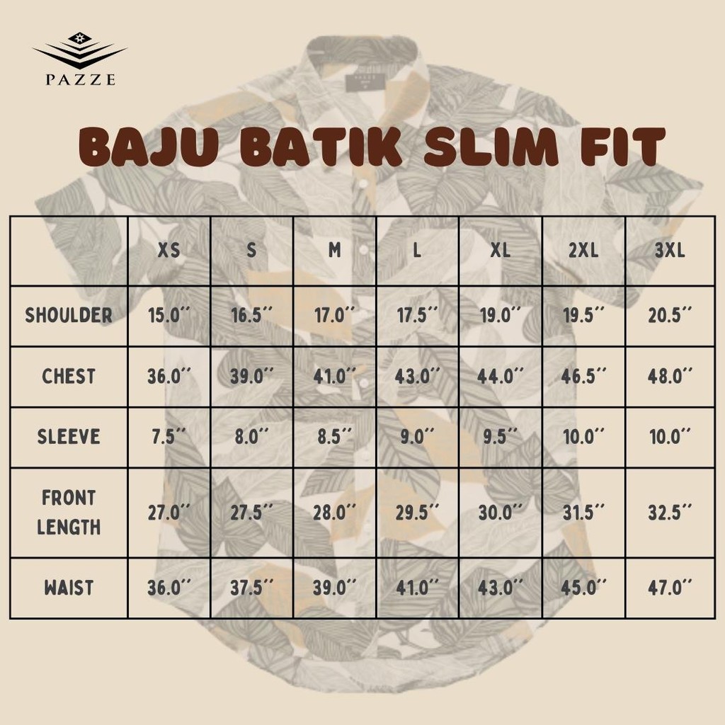 [Sedondon Series 6/6] Batik Slim Fit Short Sleeve Batik Budak SS30385C6 ...
