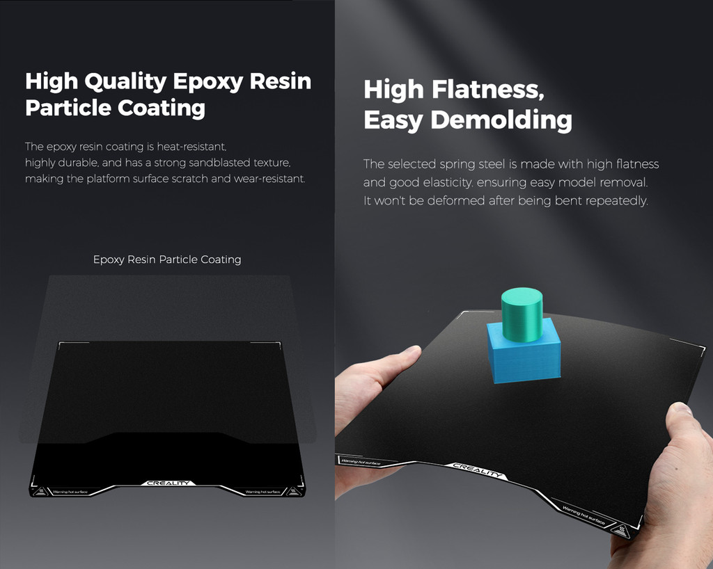 Creality HI Bed Plate Epoxy Resin Single Sided for Creality HI, Double ...