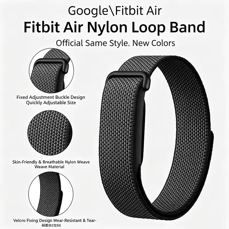 Woven Sport Nylon Braided Watch Strap for Google Fitbit Air Loop ...