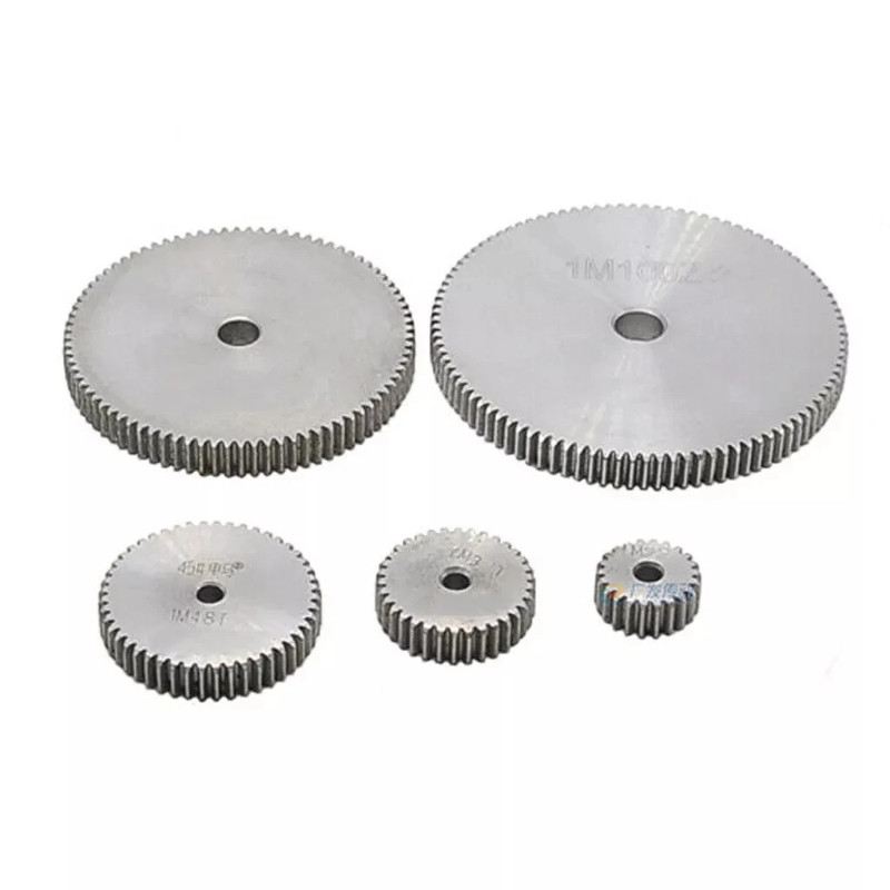 1pcs 1 Mod Spur Gears 45# Steel Thickness 10mm 41/42/43/44/45/46/47/48 ...