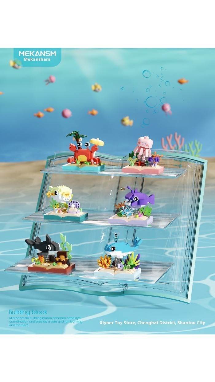 Wheatfield Life Store Hot-selling Undersea Animal Lantern Fish Crab ...