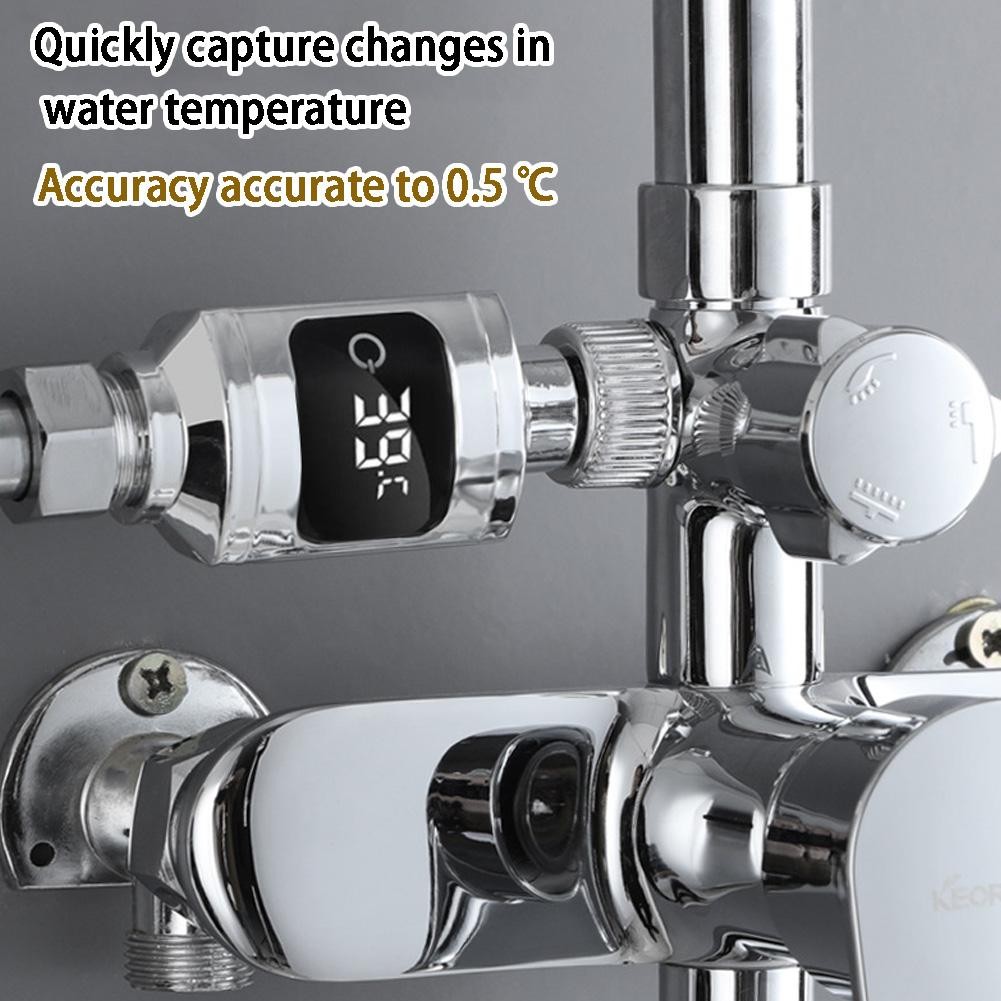 Shower Head Water Temperature Monitor Electricity LED Temperature ...