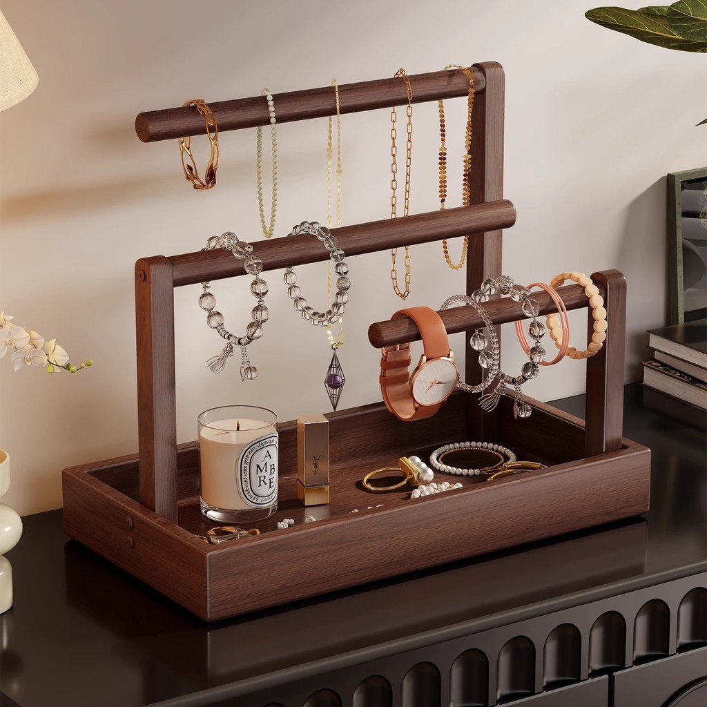 Jewelry Rack Desktop Storage Box Crystal Bracelet Display Rack Bracelet ...