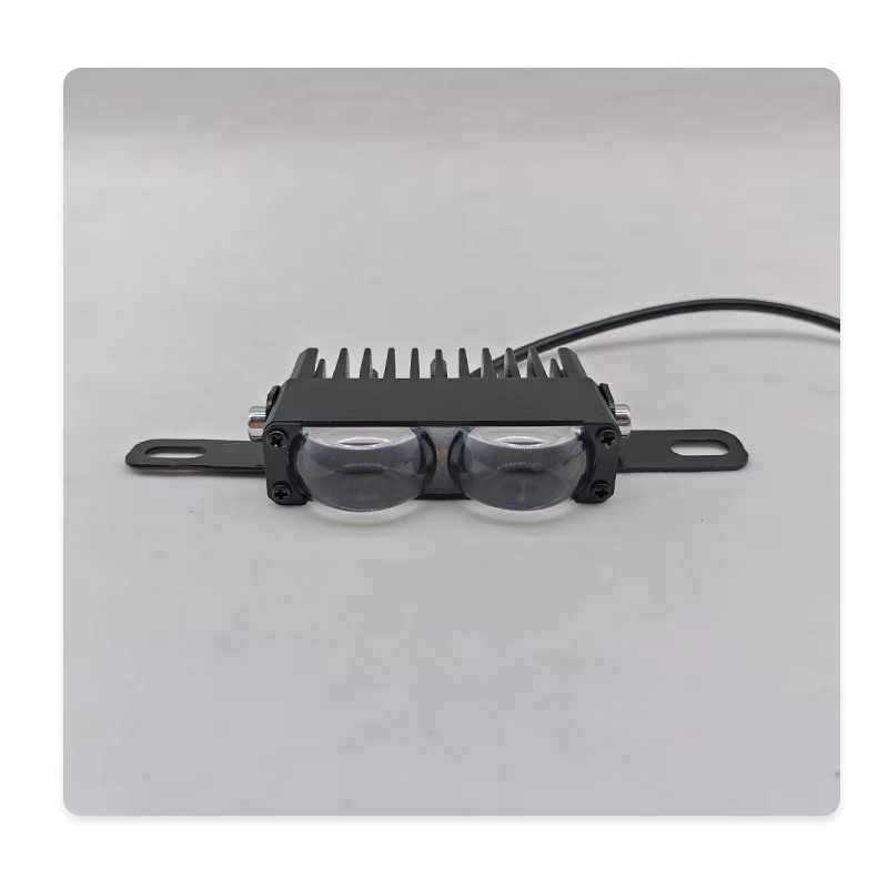 Motorcycle LED Headlight Pods, Projector Lens with High/Low Beam ...