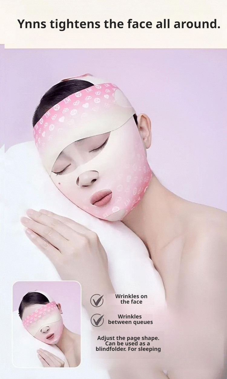 Facial lifting mask Vface bandage for nasolabial folds Facial lifting ...
