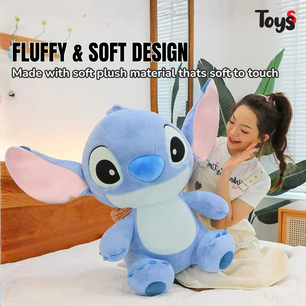 Toyss Stitch Plush Toy Stich Doll Patung Stich Plushie Stich Teddy Bear ...
