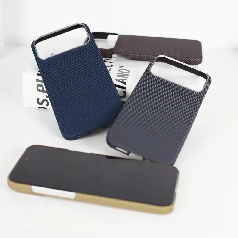 For iPhone 17 Pro Max - Ultra-Thin Kevlar-Aramid Magnetic Case with ...