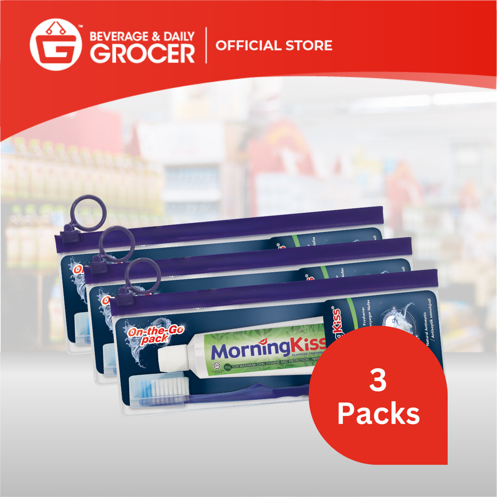 MorningKiss On-the-Go Pack (Travel Pack) 3x50g (3 Packs) | Shopee Malaysia