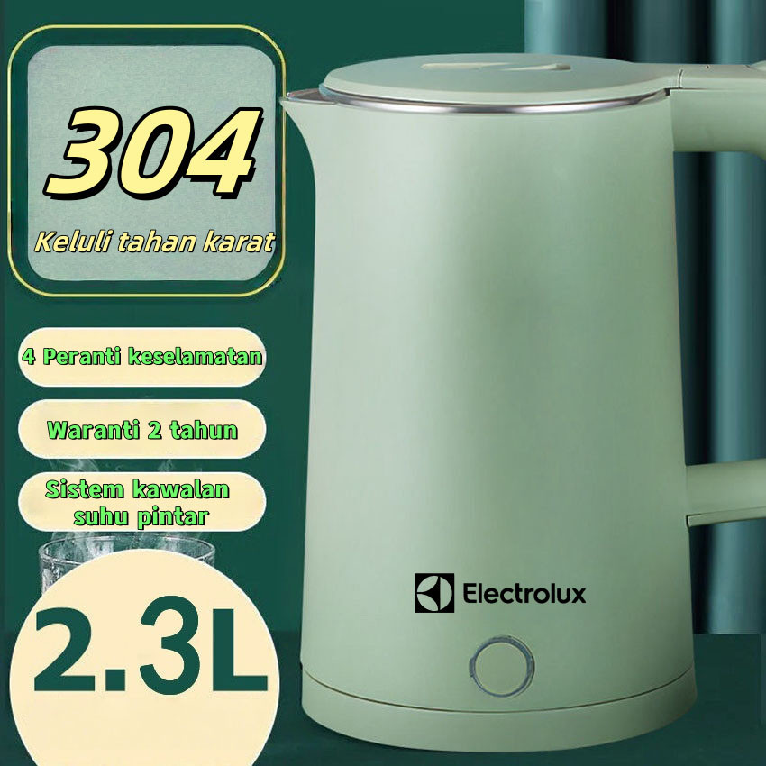 Electrolux Electric Kettle Electric Kettle Kapasiti Besar 2.3L 1500W ...