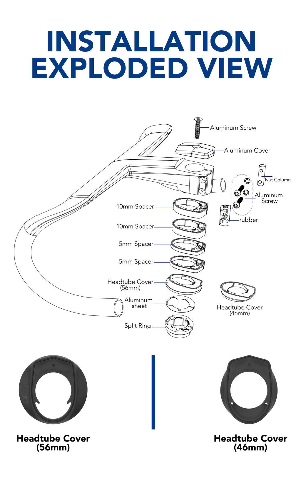 DEDA ALANERA RS Full Internal Cable Routing Road Bicycle Cockpit Carbon ...