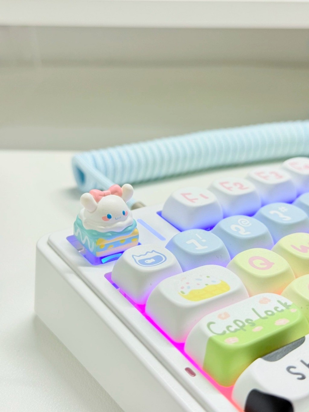 Sanrio Keycaps MX Switch Cute 3D Mechanical Resin Keycaps ESC DIY ...