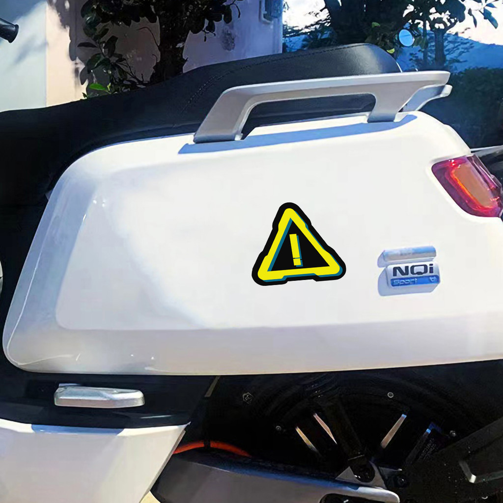 Cyberpunk Caution Danger Warning Sign Vinyl Sticker Car Rear Windshield ...