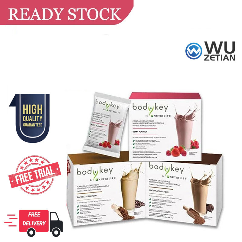 By (Chocolate, Berry, Cafe Latte) Amway Nutrilite BodyKey Body Key Meal ...