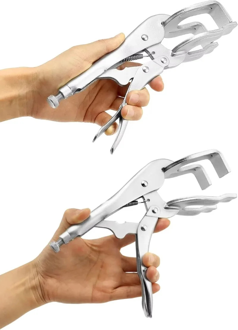 9 Inch U-Shaped Locking Pliers Welding Clamp Adjustable Jaw Heavy Duty ...