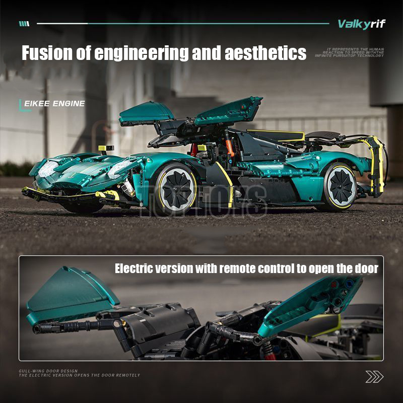 Eikee Master Aston Martin Valkyrif AMR Pro Y18006 (3868 pcs) 1:8 Super ...