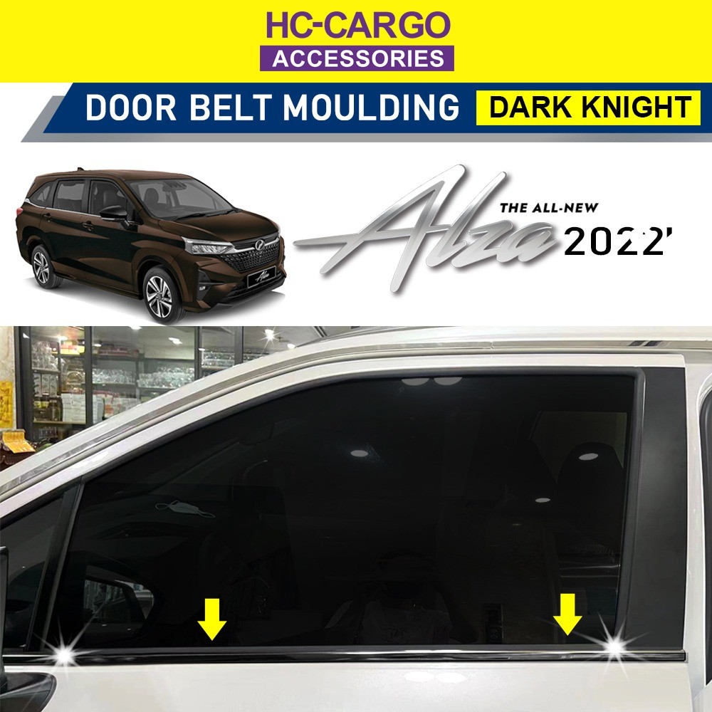 Perodua Alza Veloz 2022 - 2025 D27A Titanium Black Door Belt Moulding ...