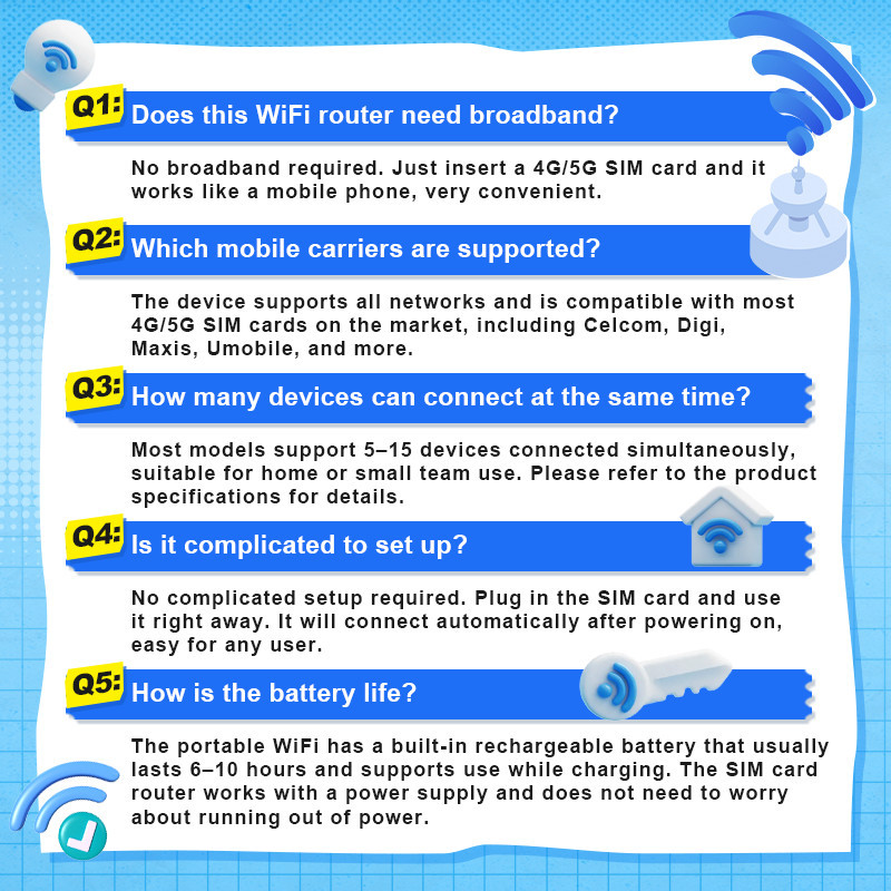 Router WiFi 4G LTE Modem C300 Simcard Sokong Banyak Peranti Sambungan ...