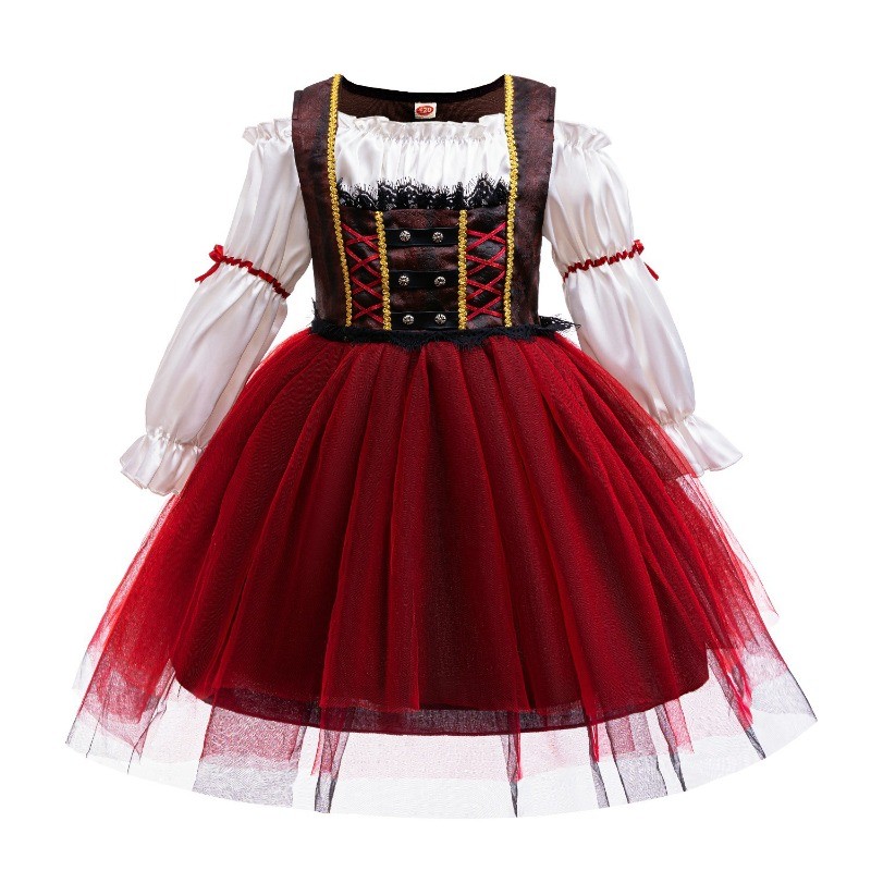 2025 NEW Pirate Captain Cosplay Costume Girls Christmas Fancy Buccaneer ...