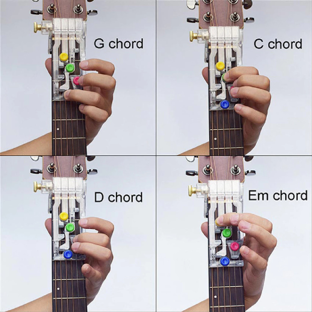 1PC fast beginner self-study guitar chord auxiliary instrument guitar ...
