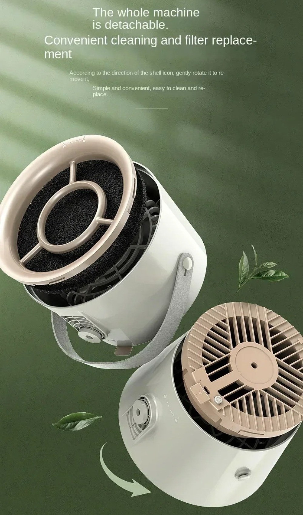 New Portable Exhaust Fan Small Kitchen Hood Extractor Barbecue USB ...