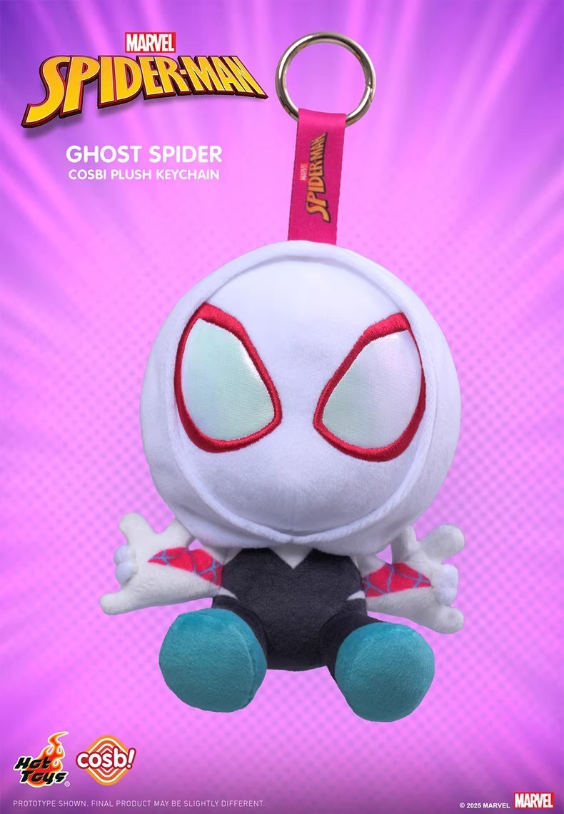 Hot Toys Spiderman Cosbi Keychain Collection Blind Box Venom Spiderman ...