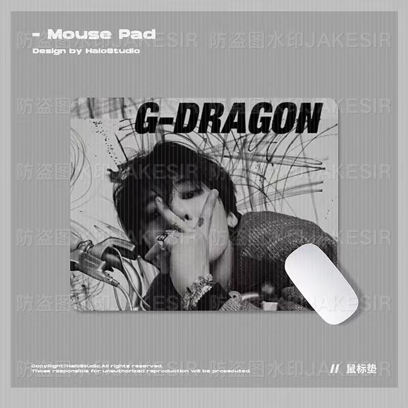 G-Dragon Inspired Mouse Pad - Anime Style Gaming Desk Mat, Creative ...