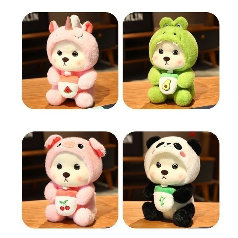 Teddy Bear Plush Toy Cute Plush Bear Doll Baby Sleeping Partner ...