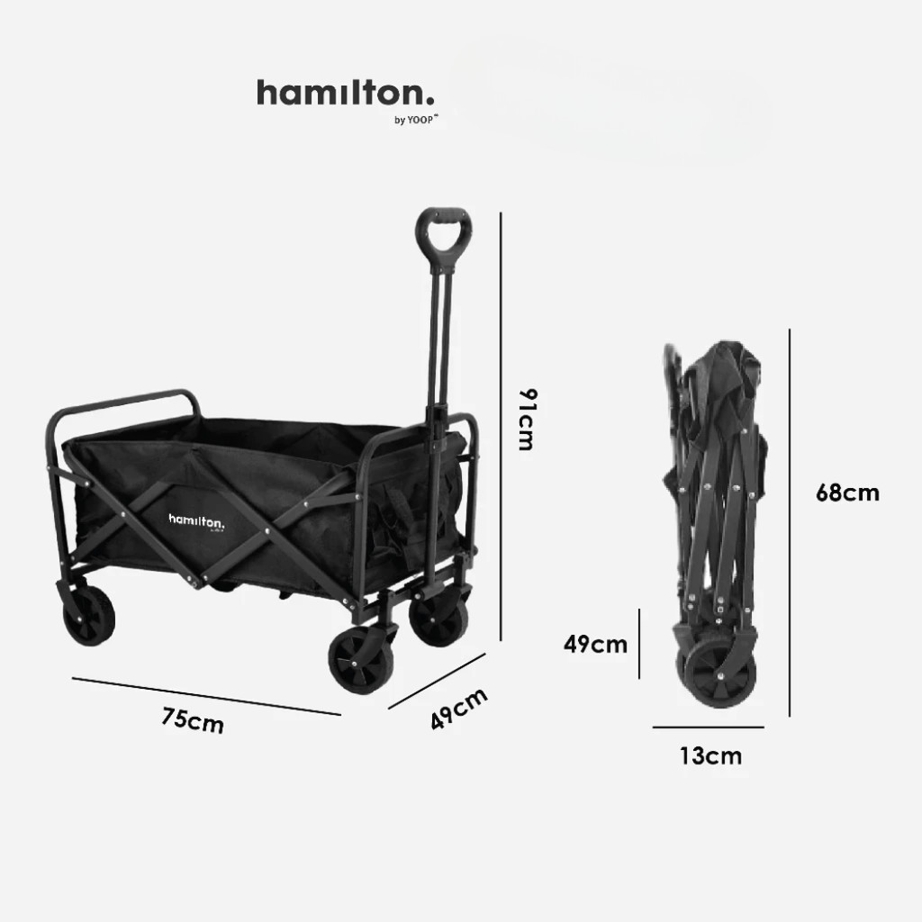 Original Hamilton Flexi Fold Flexi-Fold Wagon | Outdoor Trolley ...