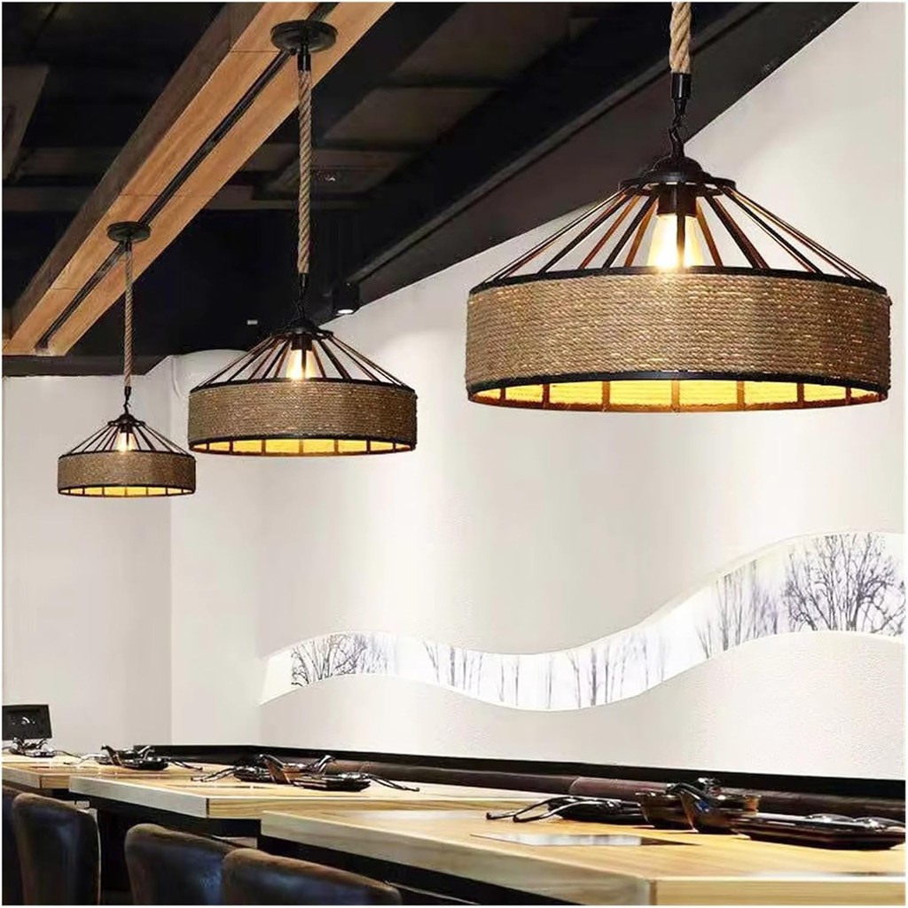 Industrial Retro Pendant Light Adjustable Chandelier Pendant Lamp ...
