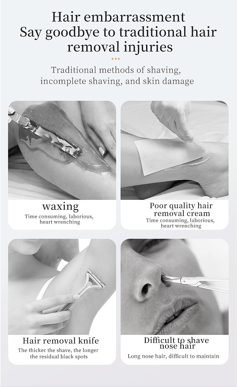 3-in-1 Epilator Ladies Shaver Private Parts Pubic Hair Trimming ...