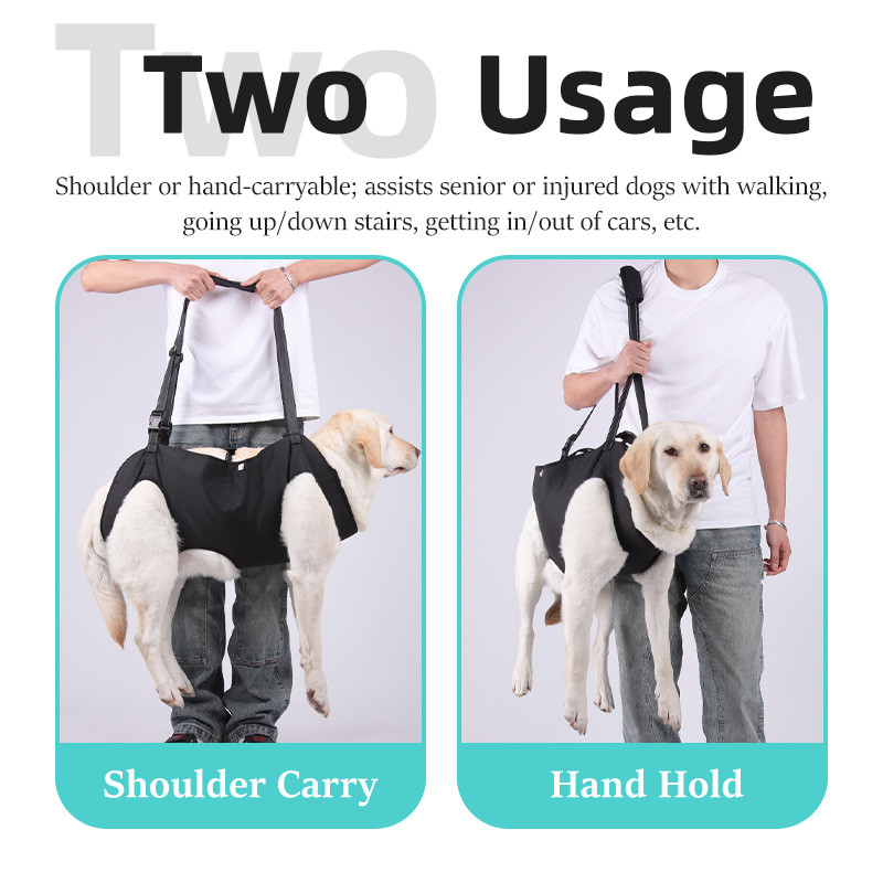 HamshMoc Dog Full Body Support Harness Two Way Use Hind Leg Helper For ...