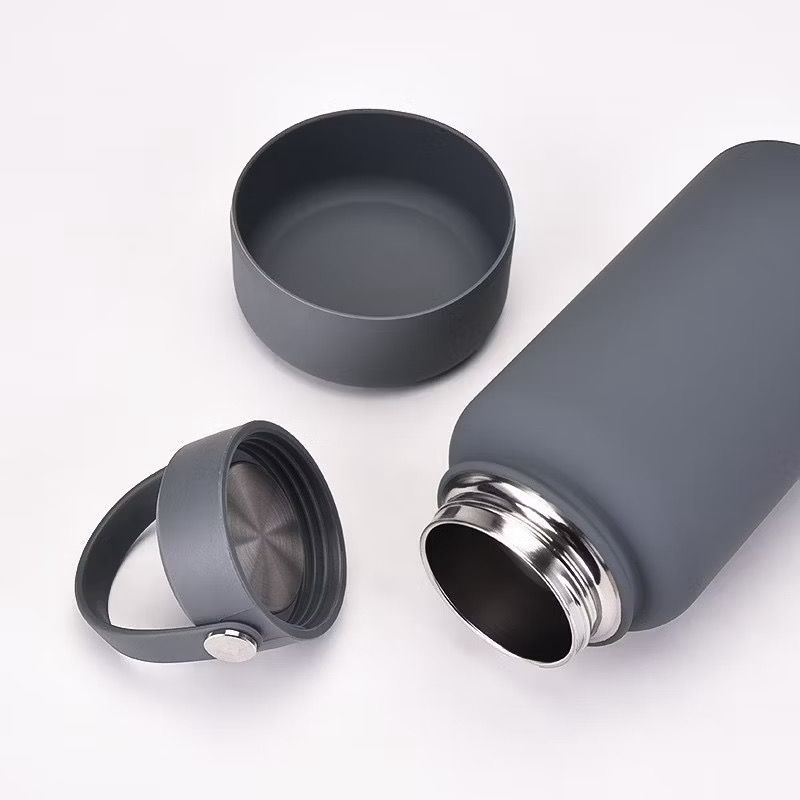 [TTO] Stainless Steel 304 Thermos Bottle Flask Tumbler with Silicone ...