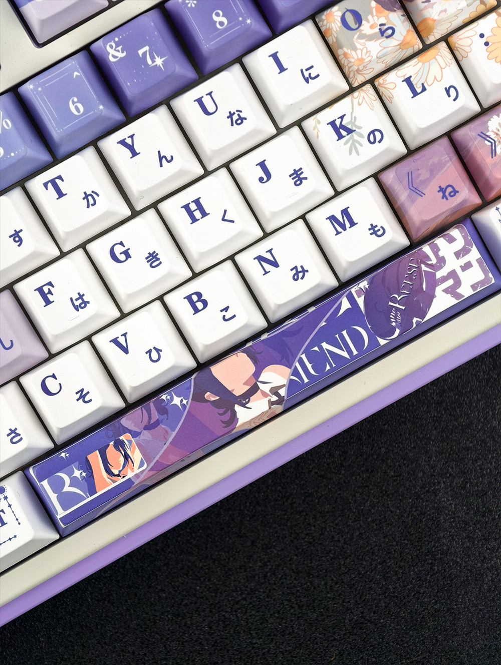 Reze Keycaps MOA/Cherry Profile 130 Keys PBT Dye Sublimation Aula F75 ...