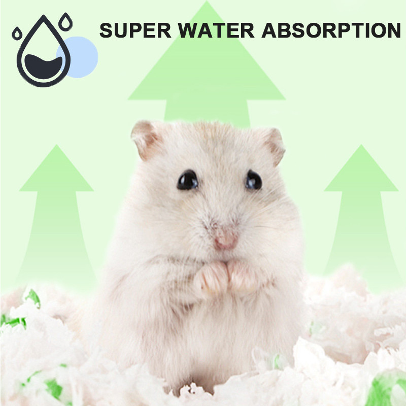 450g Hamster Paper Bedding Dust Free Deodorize Guinea Pig Nesting ...