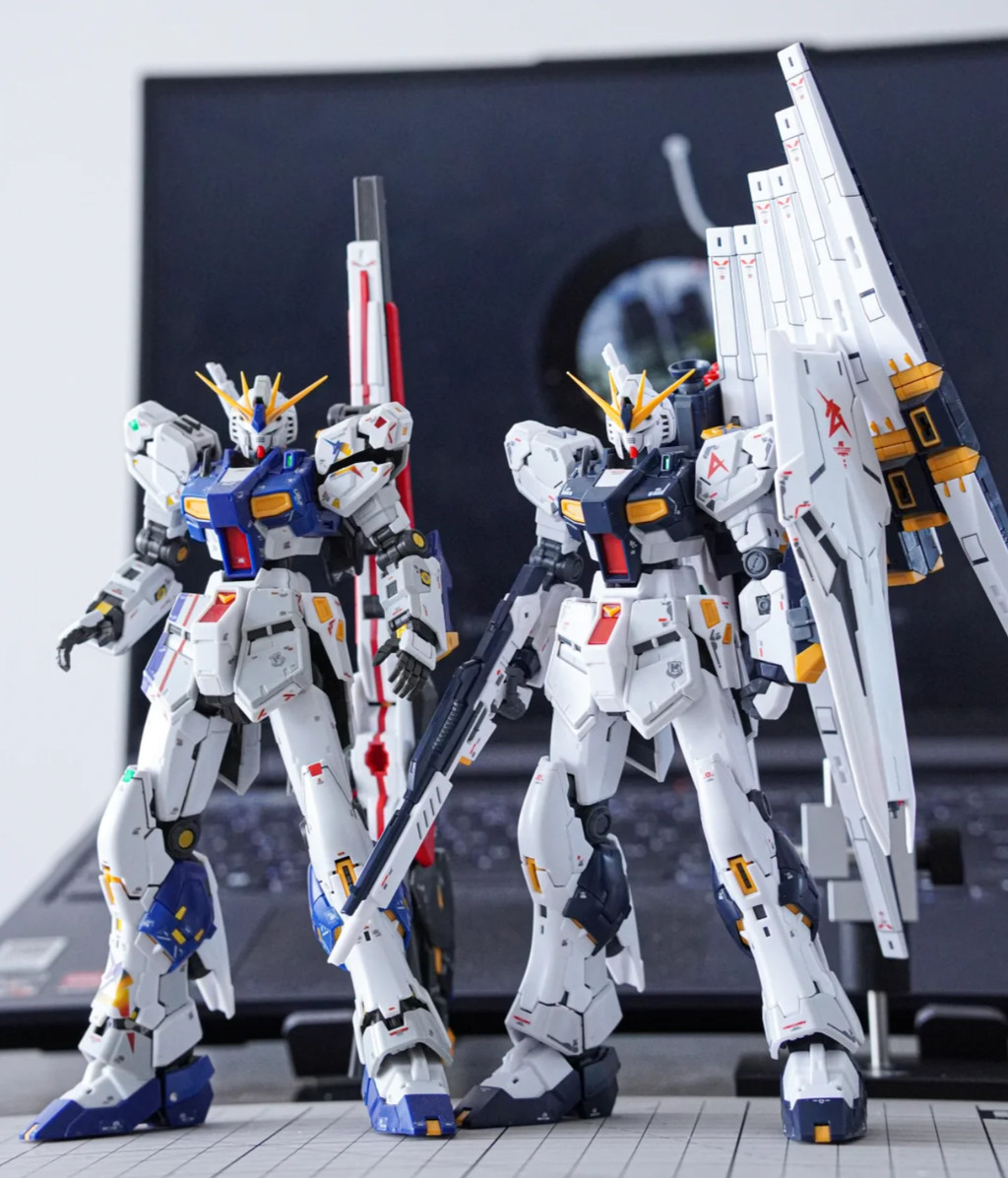 ONHAND rx93ff Nu 1/144 rg rx-93ff Long Range Fin Funnel (give away ...