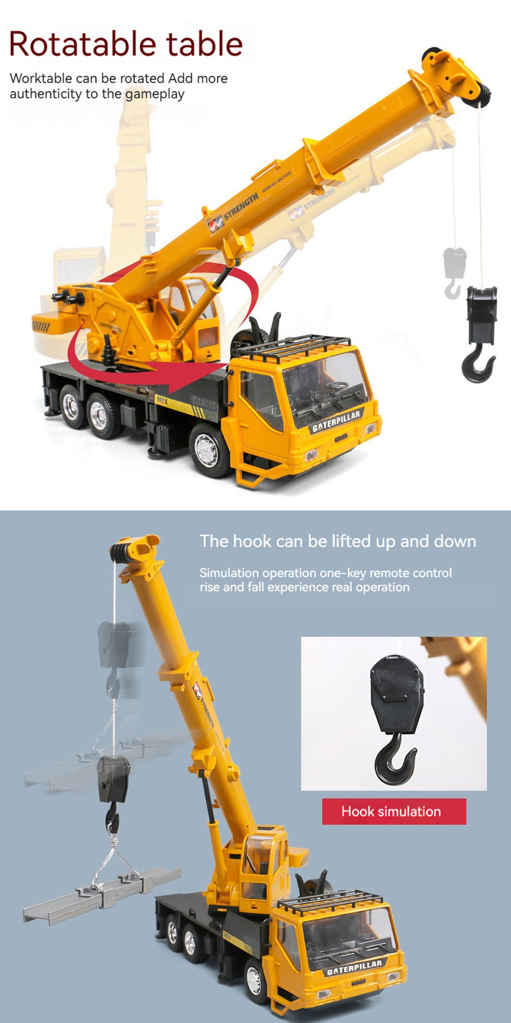 RC Engineering Series Car Remote Crane Excavator Bulldozer Dump Mixer ...