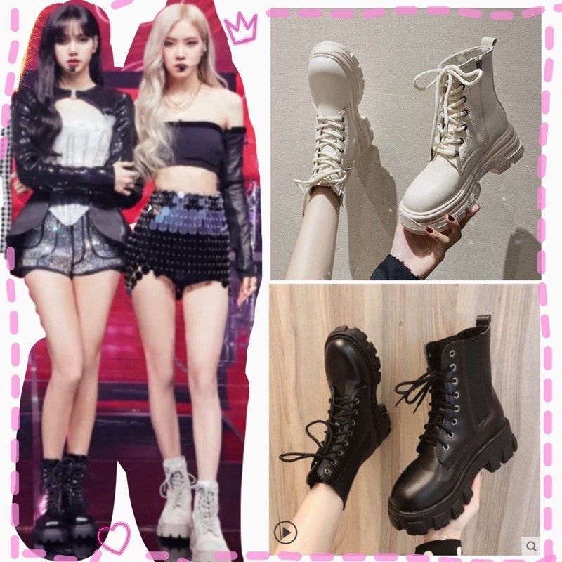 Lisa Rose Boots blackpink | Shopee Malaysia