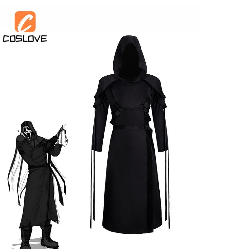 Danny Johnson Dead By Daylight Cosplay Outfit - Full Set Black Coat for ...
