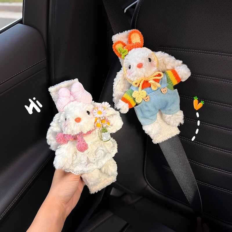 Dress Up Rabbit Creative Rabbit Car Seat Belt Shoulder Cover Cute ...