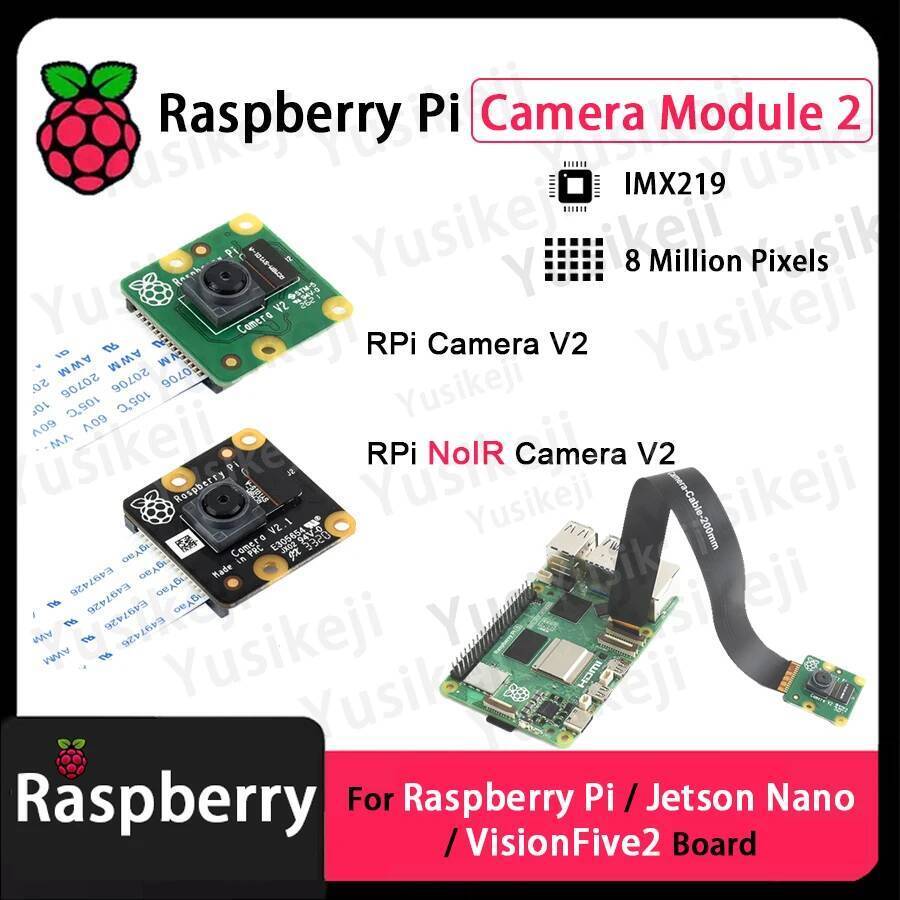 Original Camera for Raspberry Pi 8MP, V2, Pi NoIR, V2 Raspberry Pi 3B ...